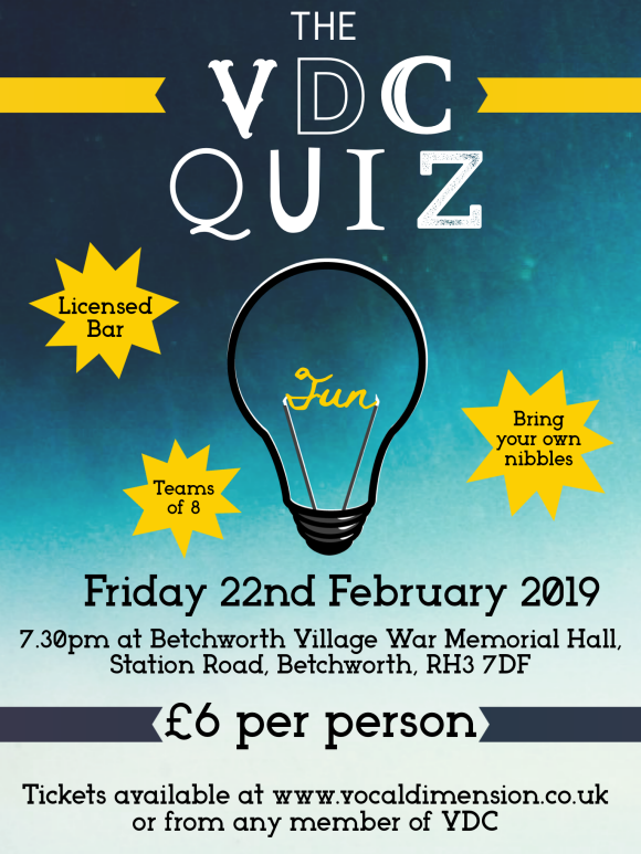 Vocal Dimension Chorus - Quizzical Fun 2019